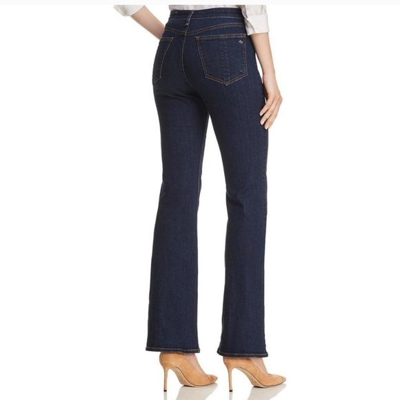 rag & bone | Jeans | Rag Bone Womens Nina Blue Denim High Rise Bootcut ...